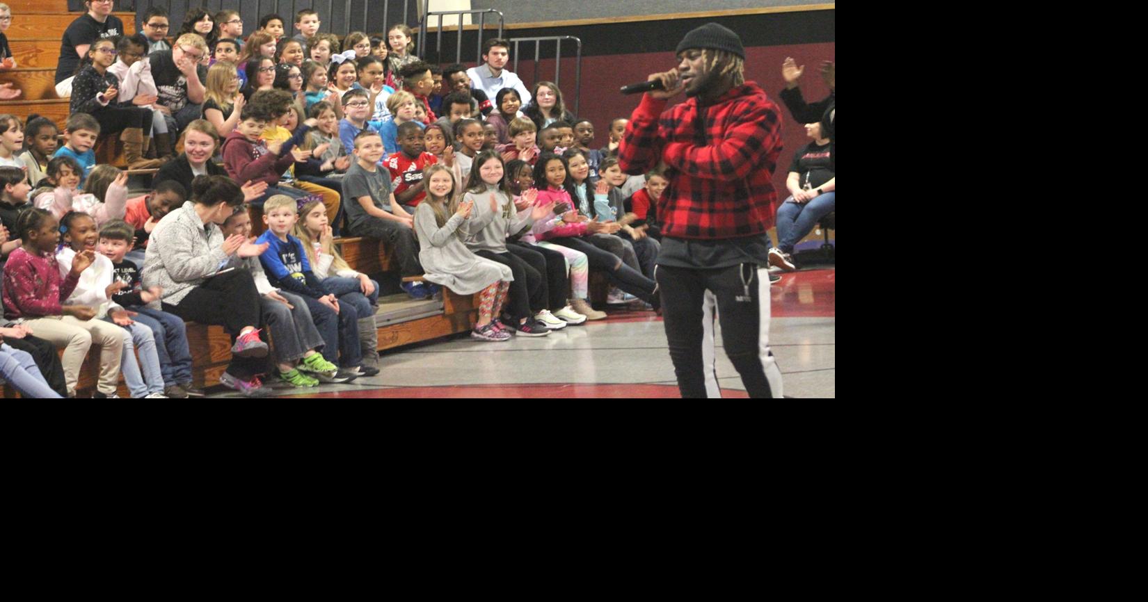 Rapper at the assembly | Education | thenewsenterprise.com