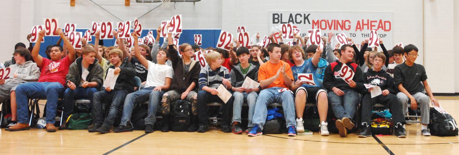 Photo: Celebrating test success | Education | thenewsenterprise.com