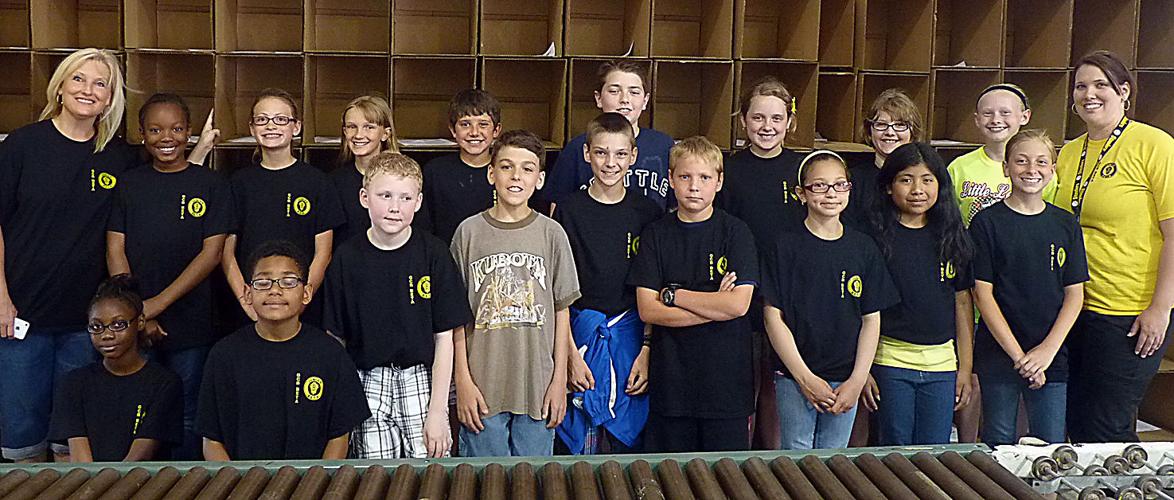 G.C. Burkhead Beta Club members volunteer at Feeding America ...