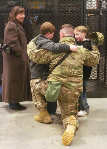 A tearful goodbye for soldiers, families | Local News ...