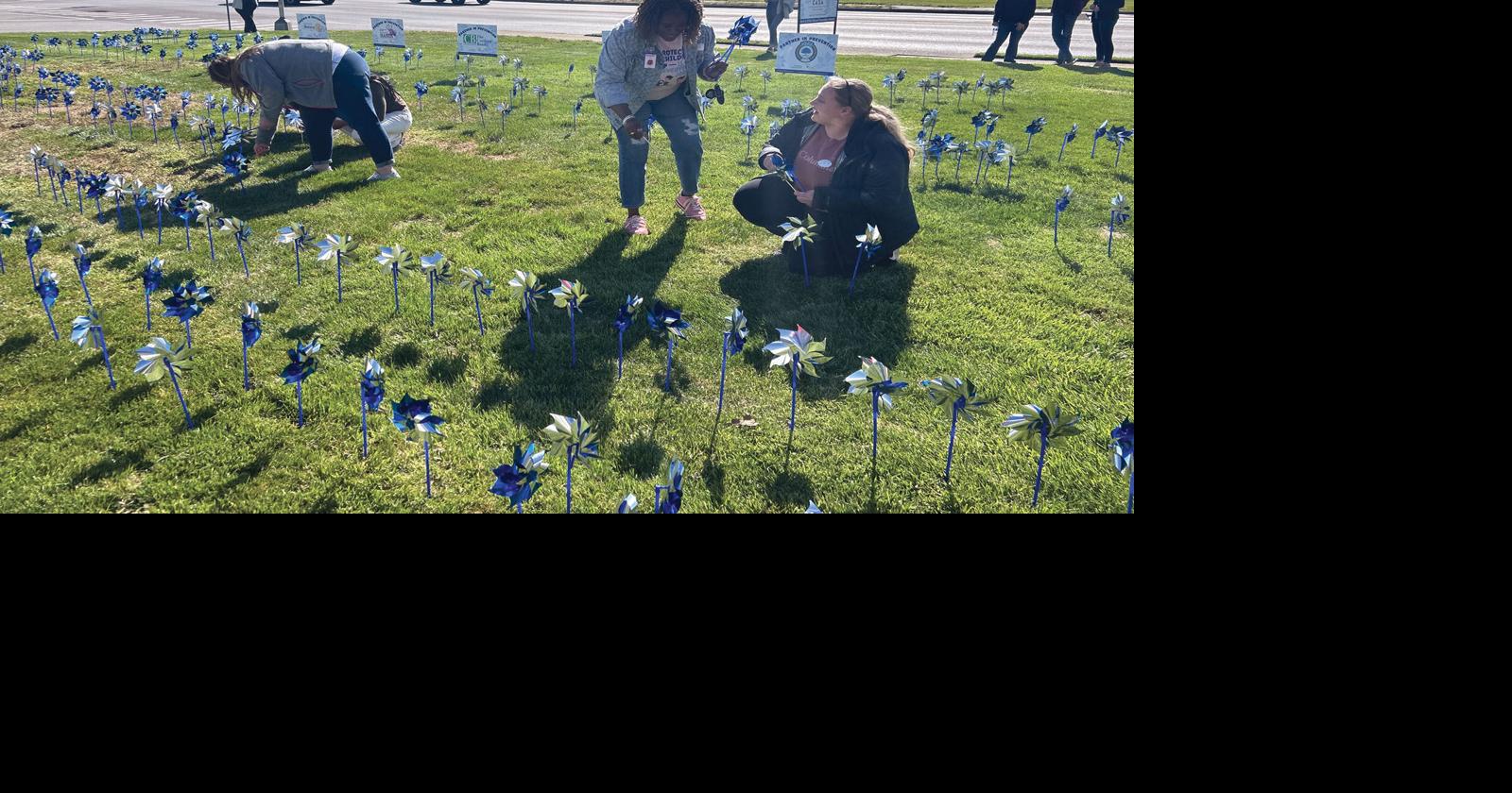 CASA pinwheel planting kicks off Child Abuse Prevention Month | Local ...