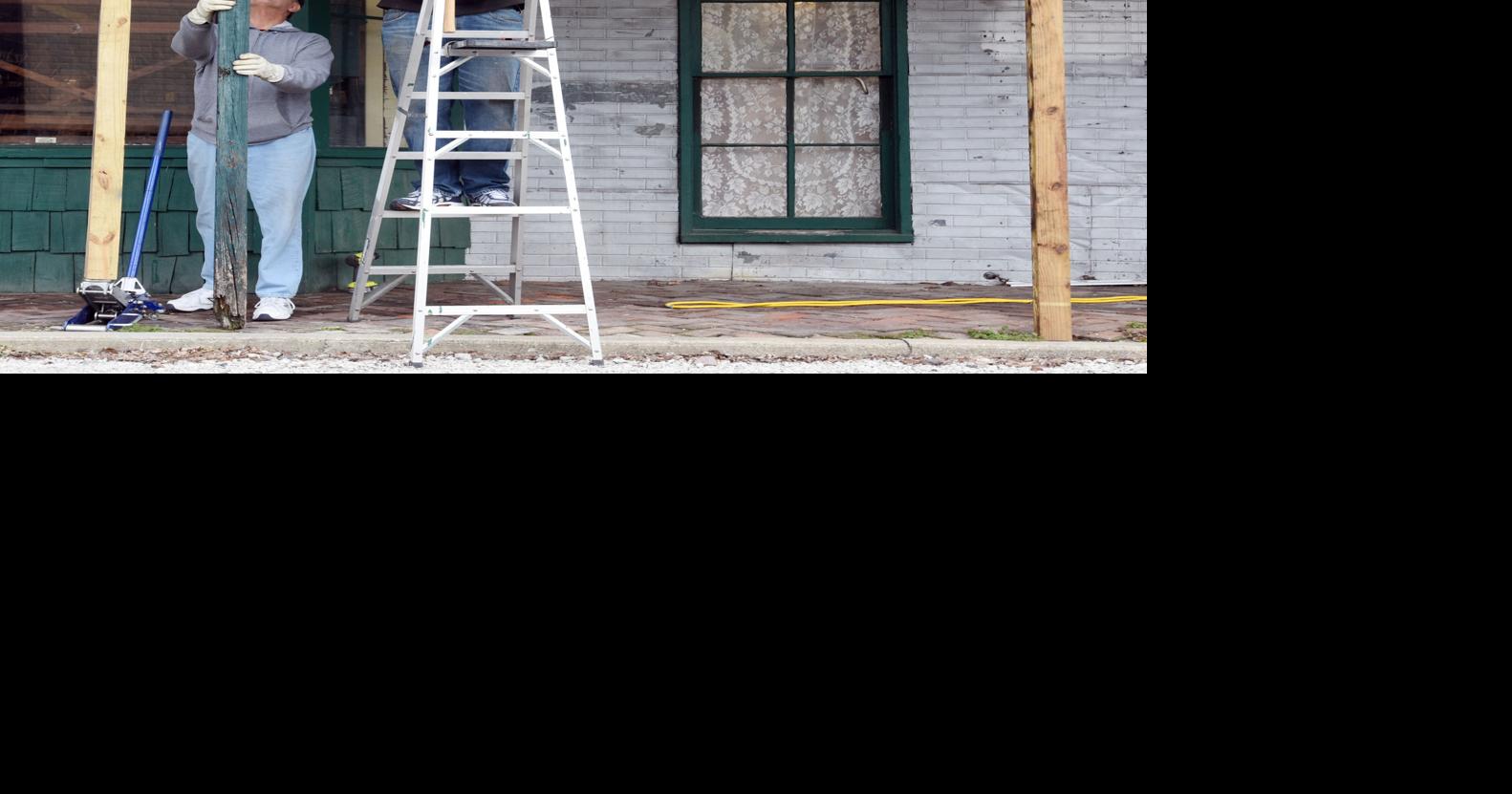 PHOTOS: Replacing porch posts | Local News | thenewsenterprise.com