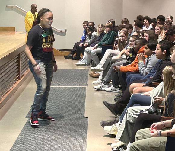 Middle school guest speaker reminds students ‘They Are Great ...