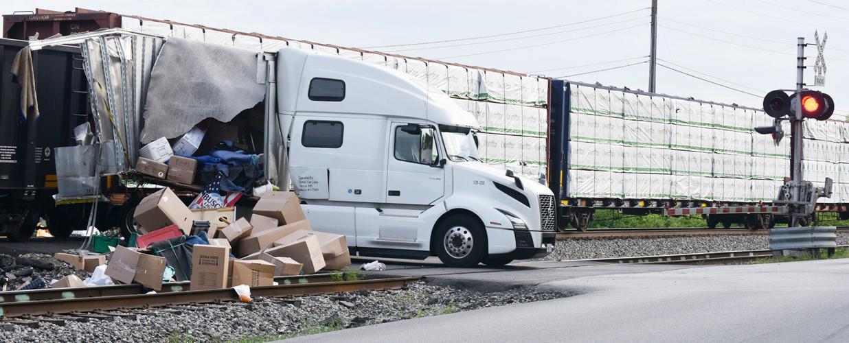 Train, semi crash impacts morning traffic | News Alert ...