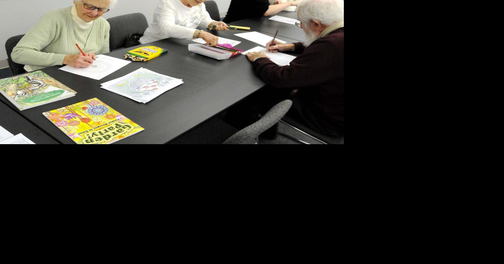 Color Me Calm: Library encourages adults to stay between the lines ...