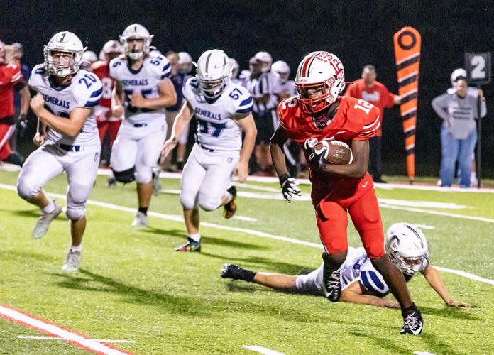 John Hardin football scores early, often in district rout | High School ...