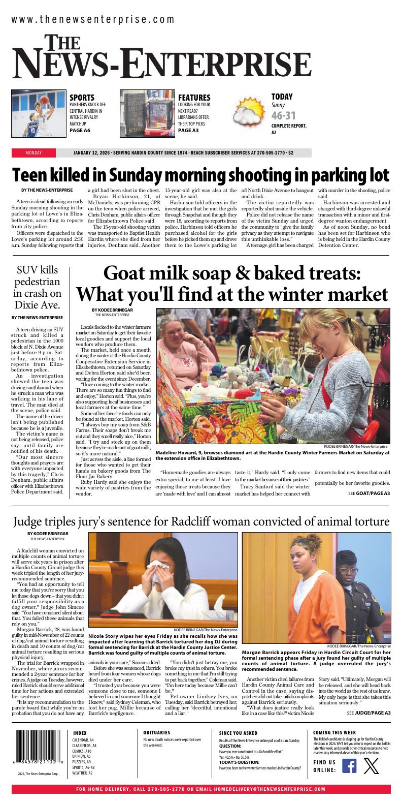 Page A01 | e-Edition | thenewsenterprise.com