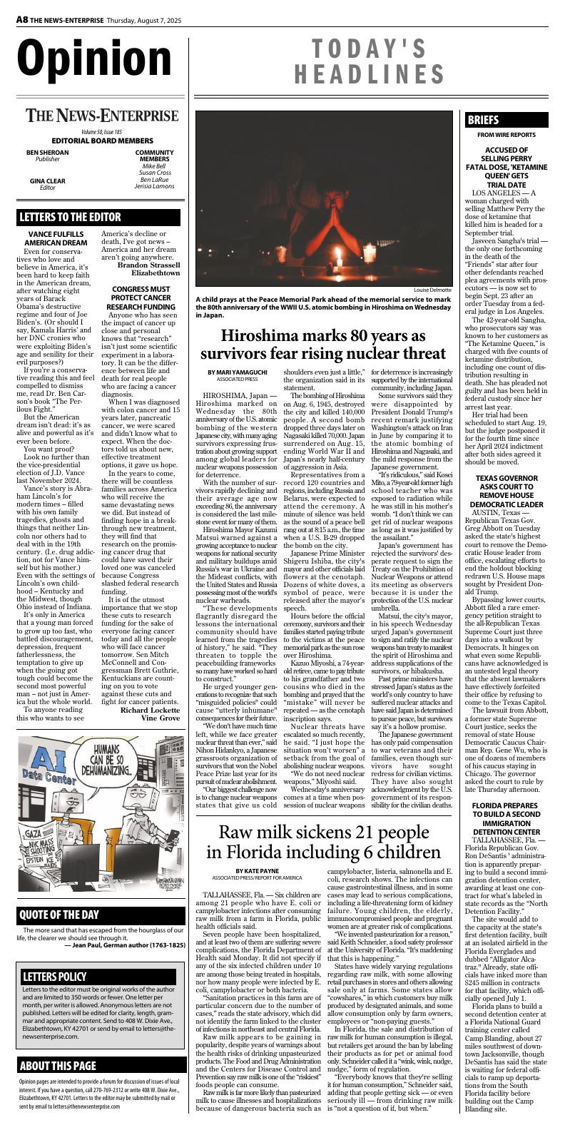 Page A08 | e-Edition | thenewsenterprise.com