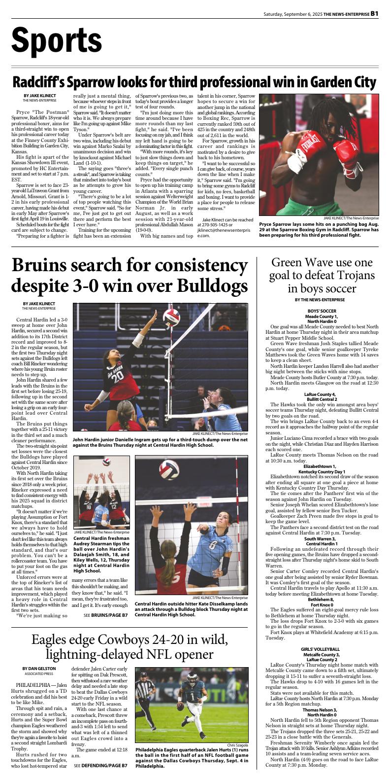 Page B01 | e-Edition | thenewsenterprise.com