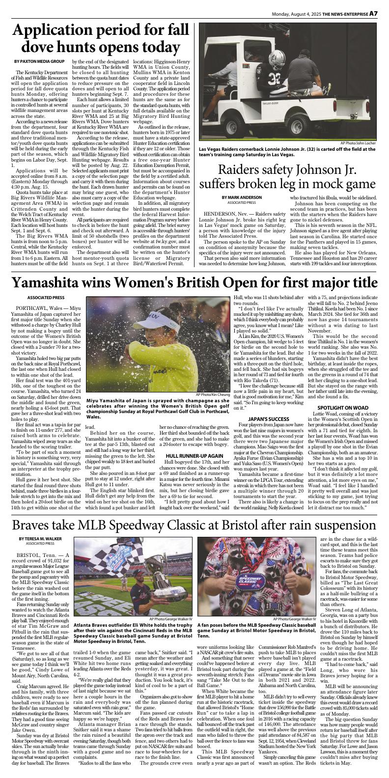 Page A07 | e-Edition | thenewsenterprise.com