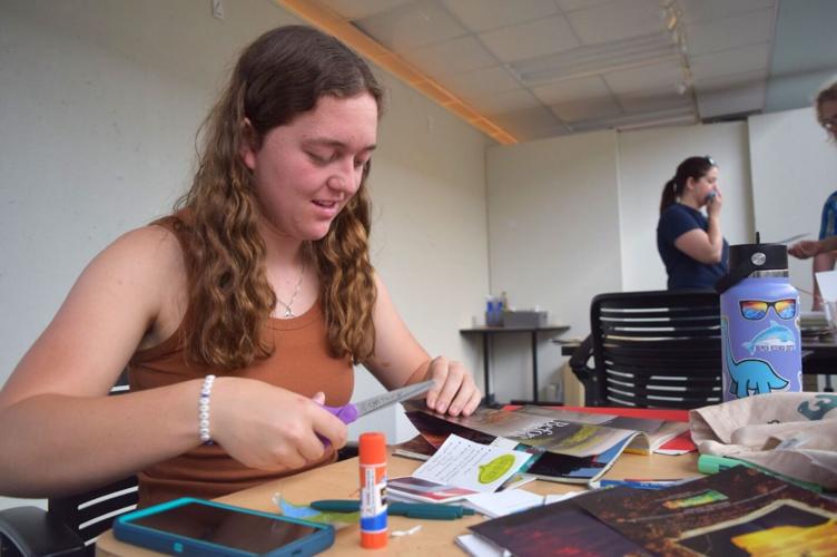 Eckerd students get crafty making zine collages | Multimedia ...