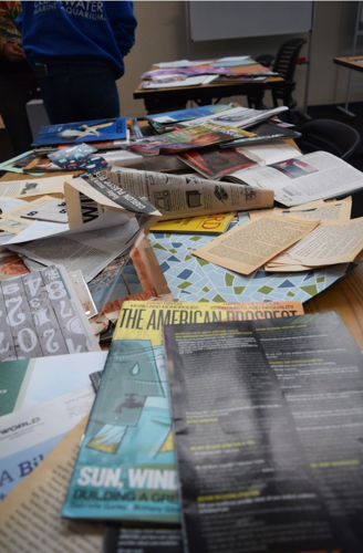 Eckerd students get crafty making zine collages | Multimedia ...
