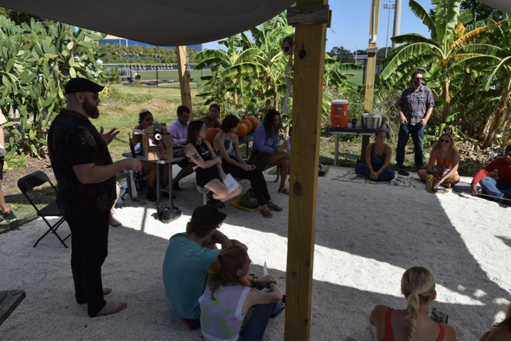 Students Meditate to Music at Eckerd’s Community Farm | Multimedia ...