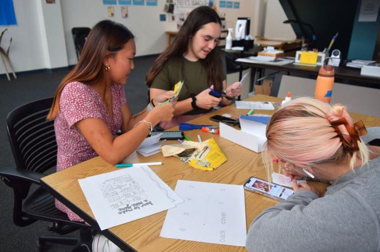 Eckerd students get crafty making zine collages | Multimedia ...