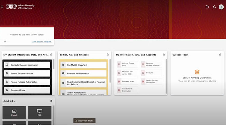 Students navigate changes in updated MyIUP portal | News | thepenn.org