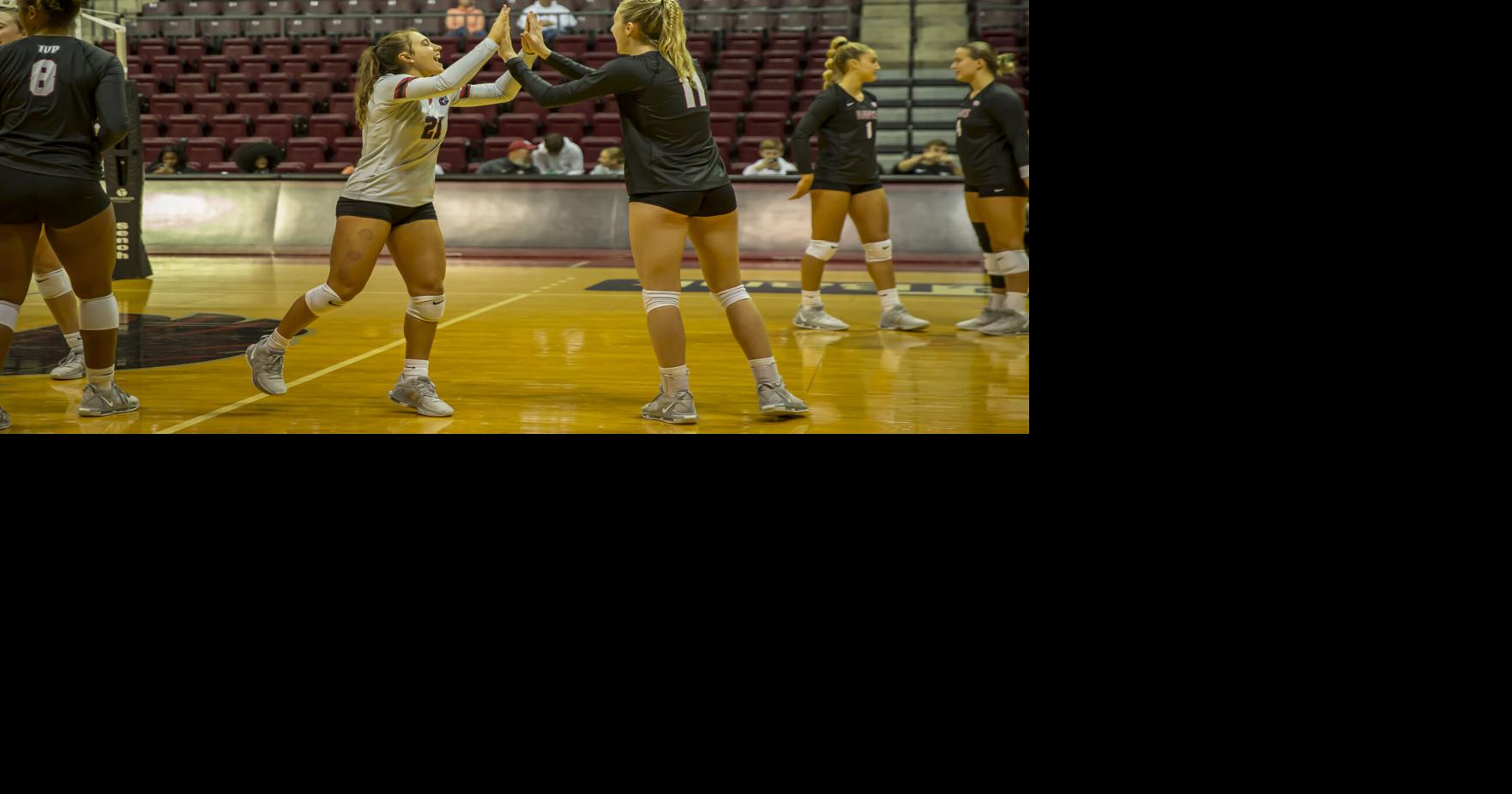 Volleyball: Hawks battle for tough win in straight sets over Cal ...