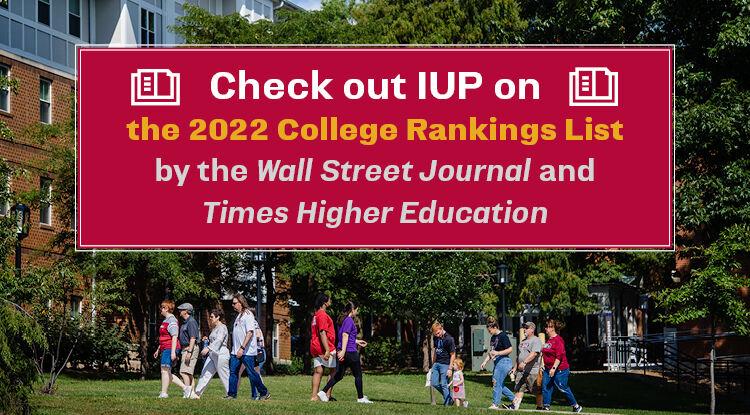 IUP appears in another ranking list: University highly ranked in ...