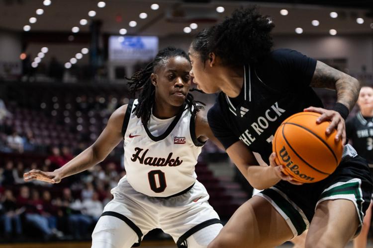 WBB: Hawks grind out sluggish win over The Rock | Sports | thepenn.org