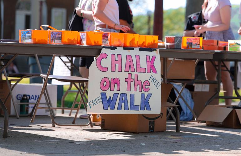 Students let creativity run wild for Chalk the Walk | Photo Galleries ...