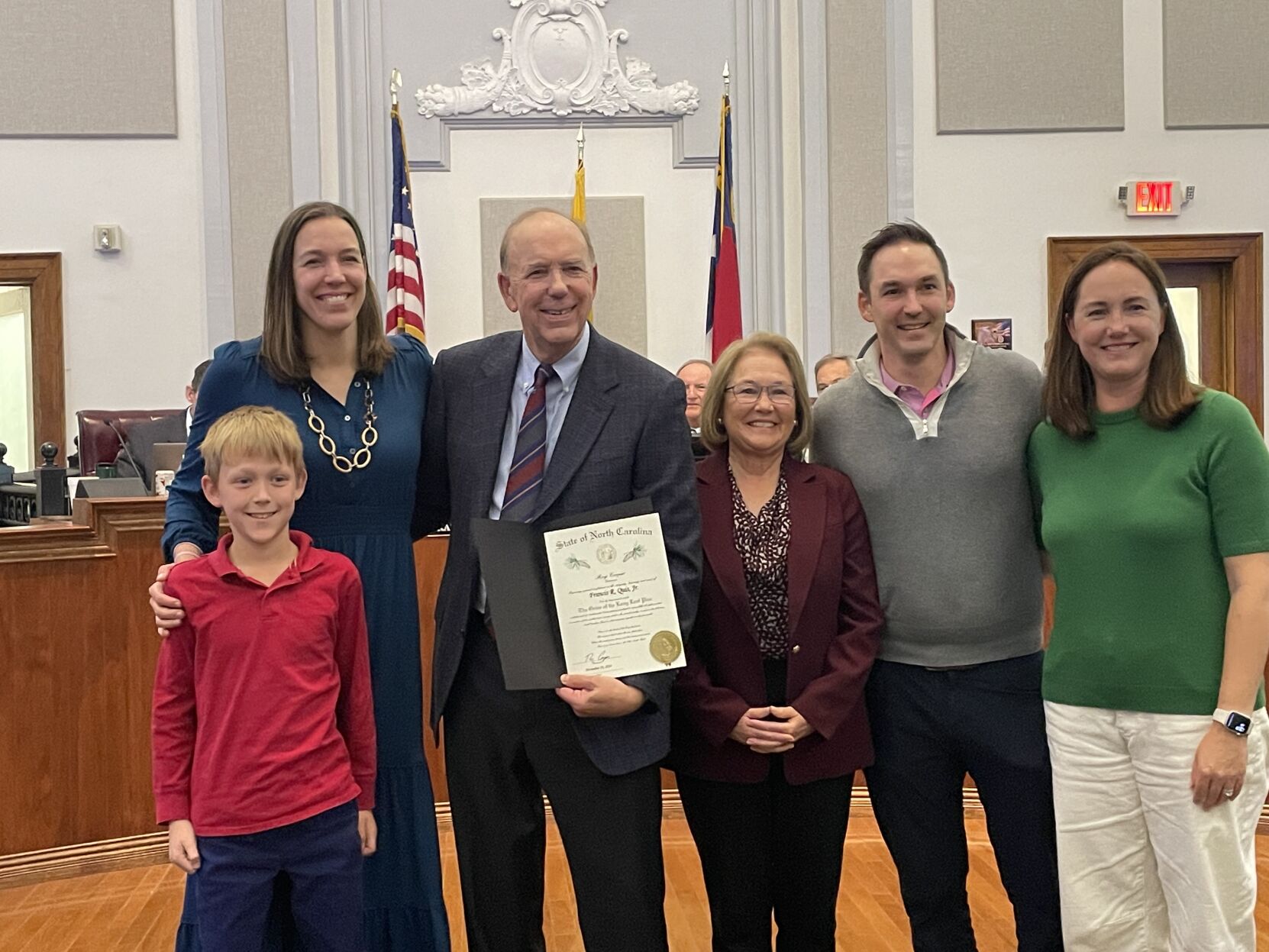 Quis Honored With Longleaf Pine Award | News | thepilot.com