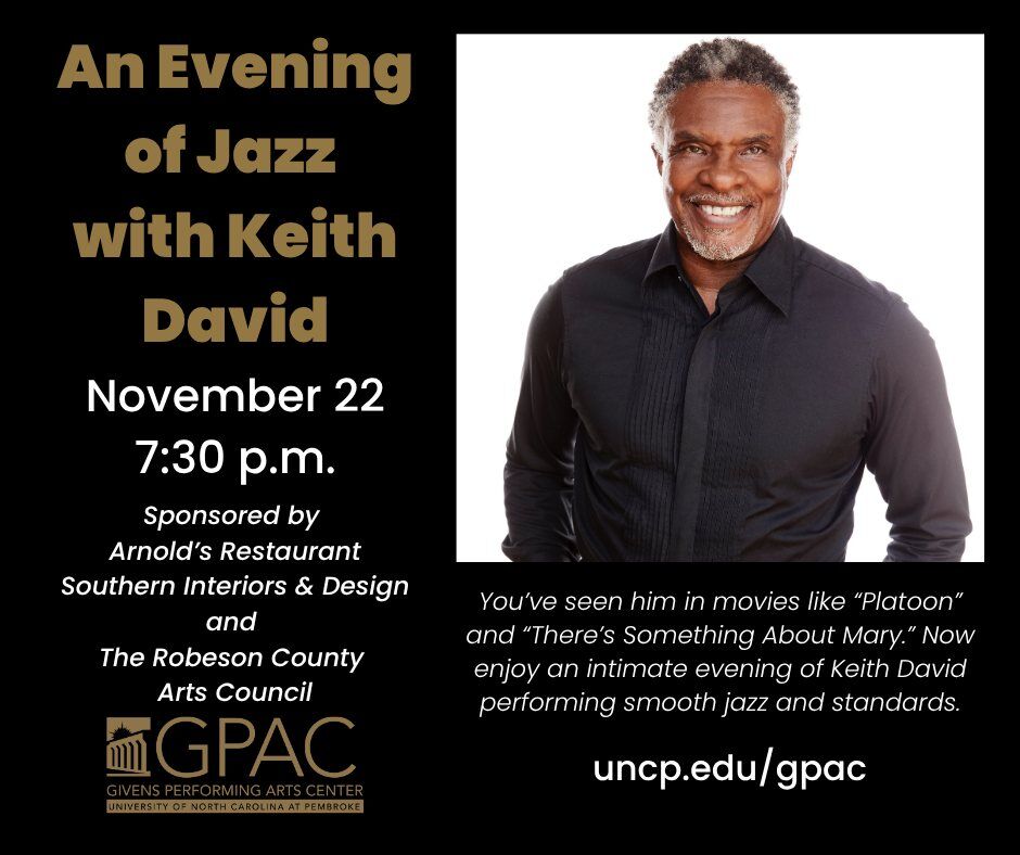 Award-Winning Hollywood Actor Keith David at GPAC | Features | thepilot.com