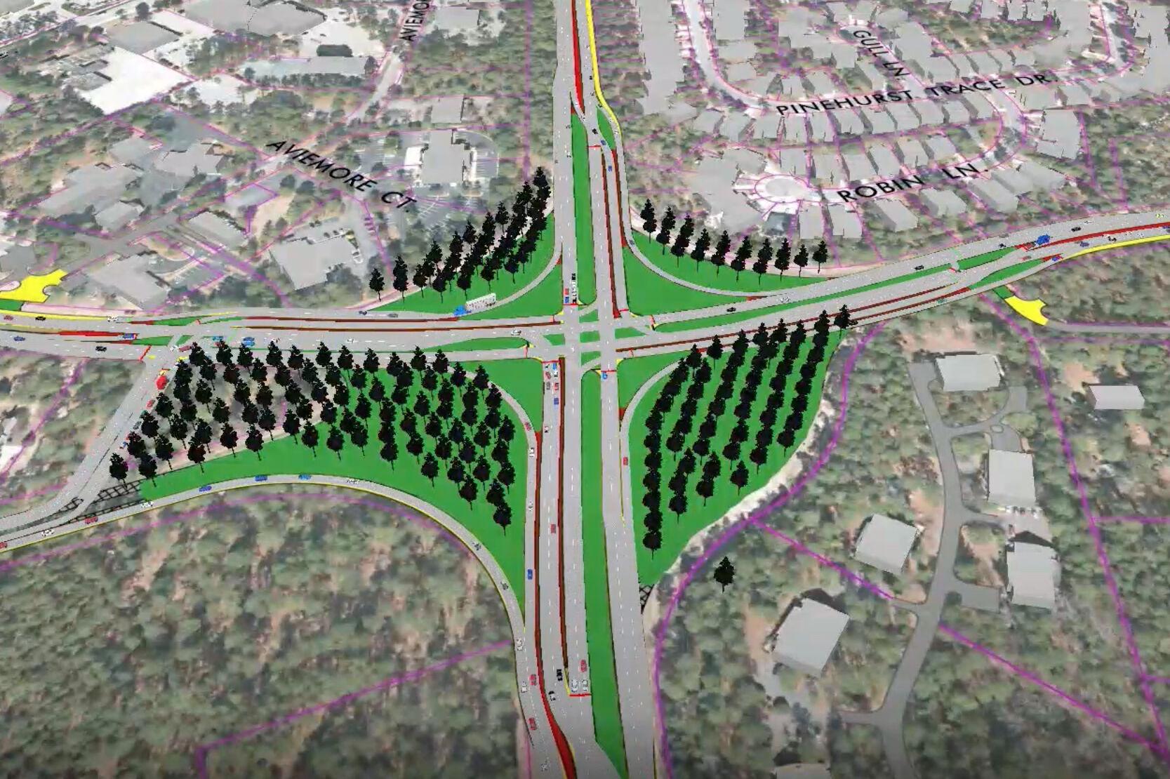 Proposal Would Make Major Changes to Iconic Pinehurst Traffic Circle ...