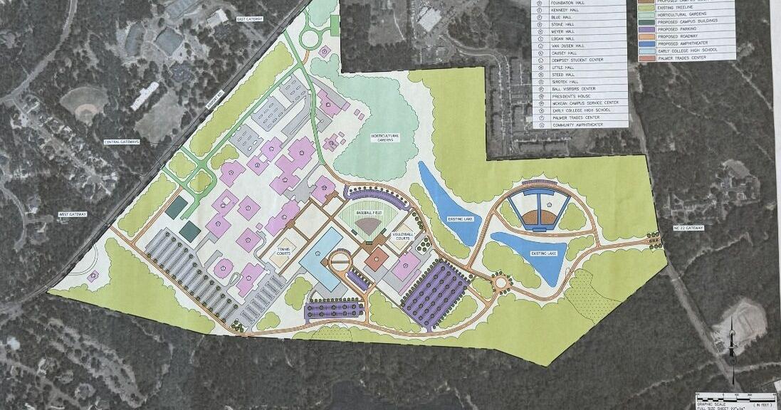 Sandhills Community College Map Pinpoints New School | News | thepilot.com