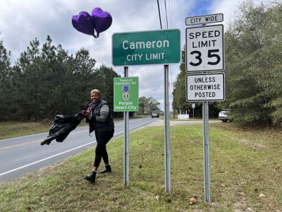 Cameron Honors Veterans Day with Purple Heart Distinction | News ...