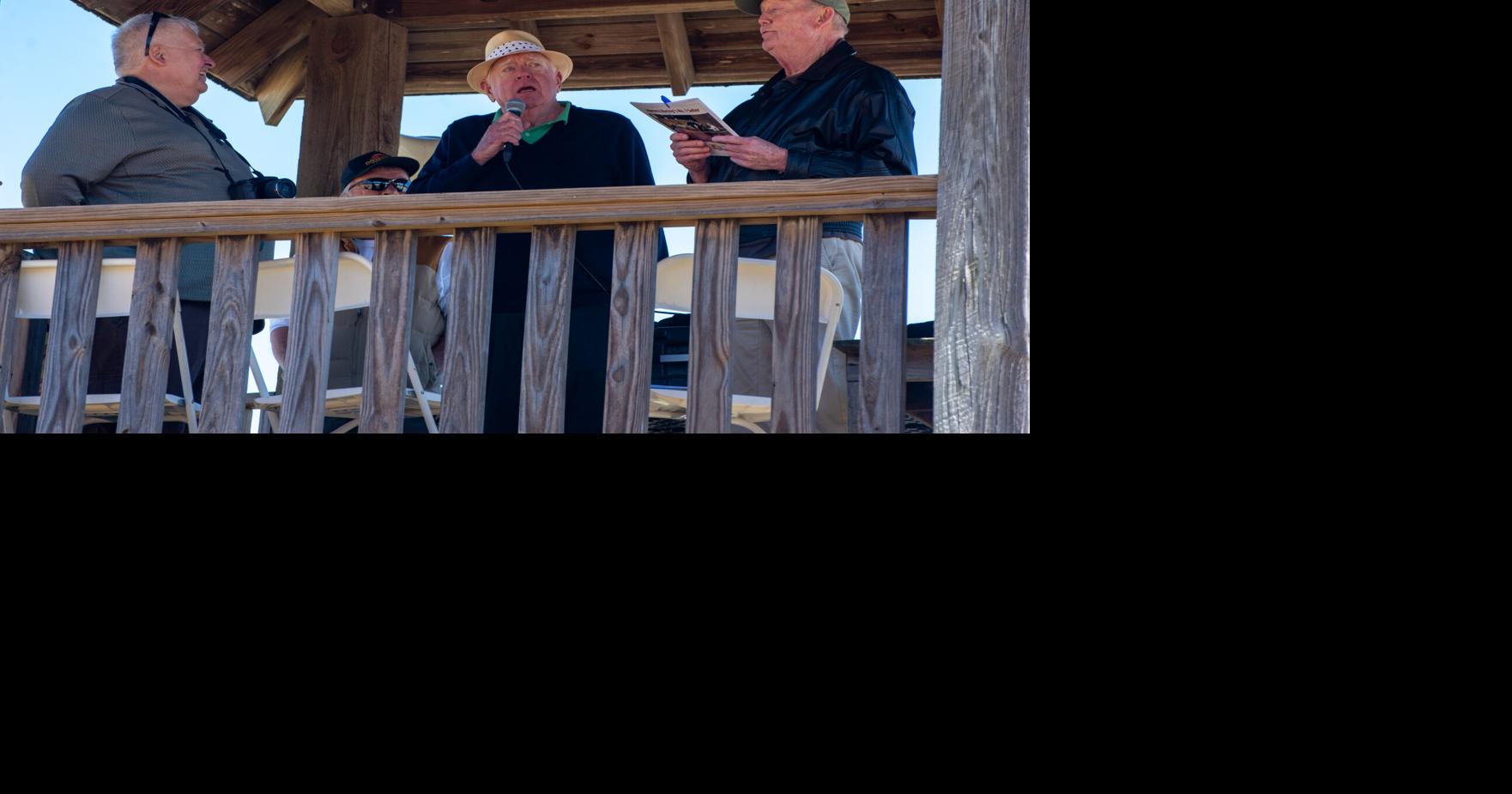 Pinehurst resident Tom Durkin (middle), retired American sportscaster ...