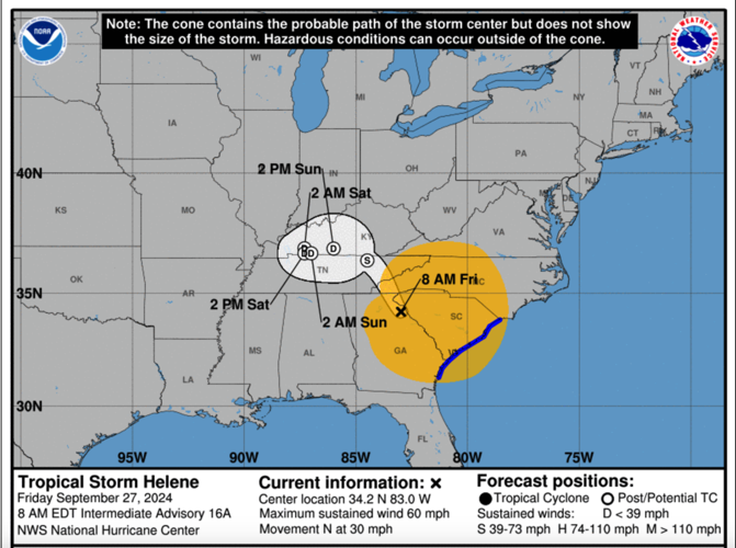 Watches Issued as Effects of Helene Pick Up | News | thepilot.com