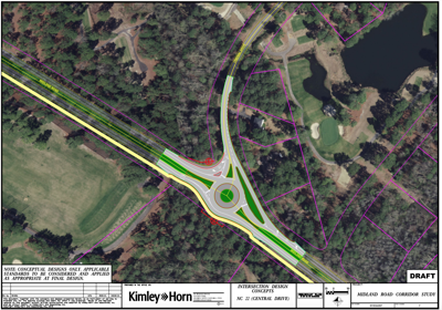 Construction Begins on New Midland Road Roundabout | News | thepilot.com