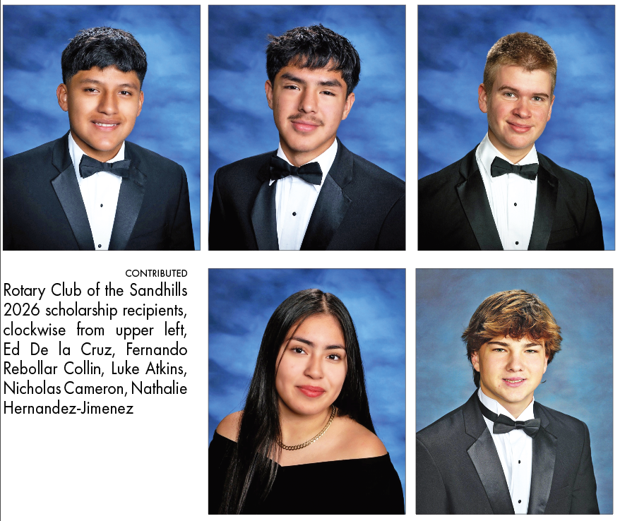 Rotary Club of the Sandhills Awards Five Scholarships | Features ...