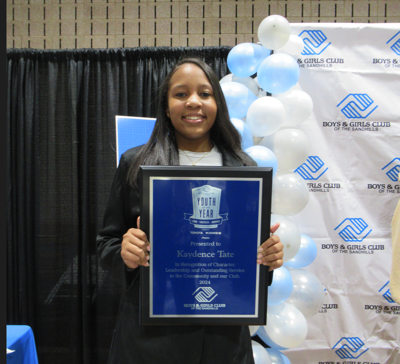 Kaydence Tate Named Youth of the Year | News | thepilot.com
