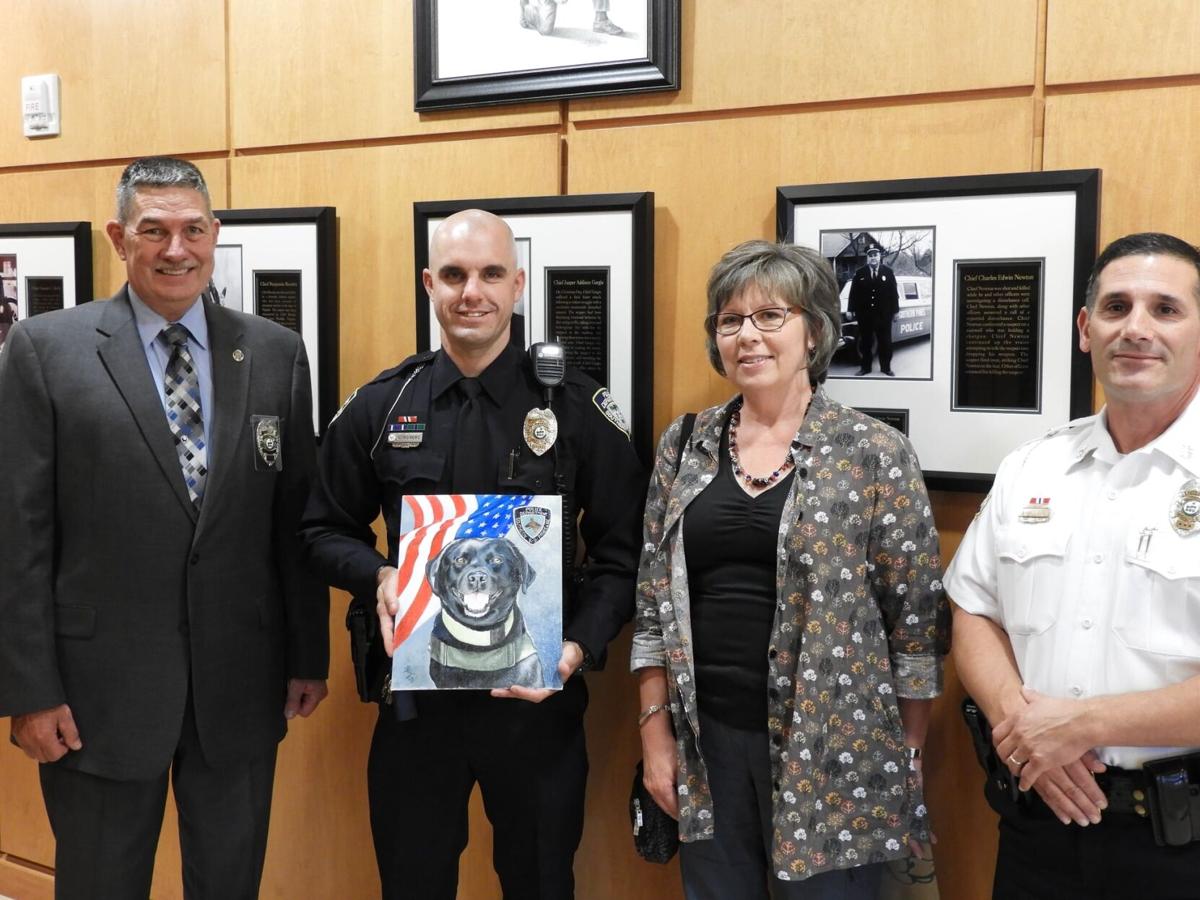 Fallen Southern Pines Police Dog Honored With Portrait | News ...