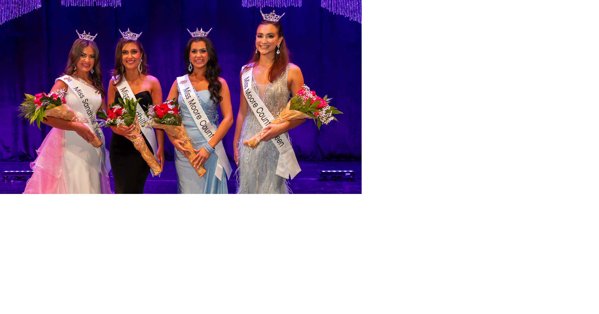 Four Young Women Crowned at Miss Moore - Miss Sandhills Pageant | Features | thepilot.com
