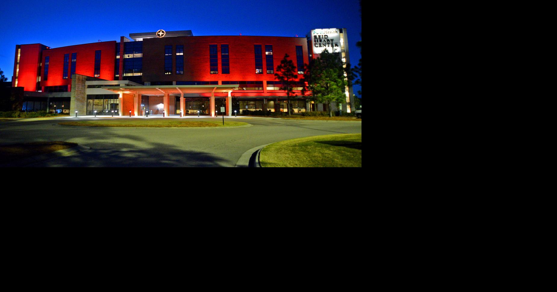 FirstHealth's Reid Heart Center Lights Up Red for American Heart Month ...
