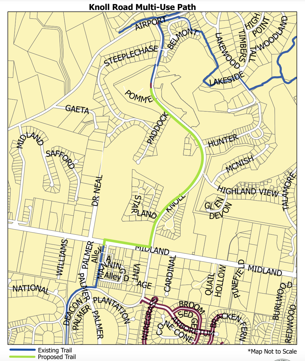 Southern Pines Moving Ahead on Knoll Road Trail | News | thepilot.com