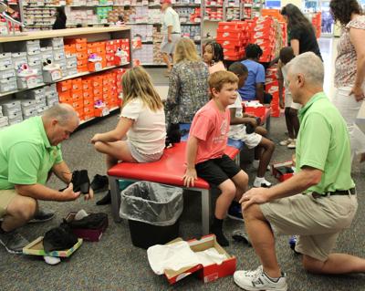 Rotary Shoe Giveaway Serves More than 100 Students | News | thepilot.com