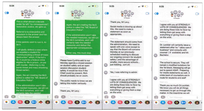 Board Releases Text Messages Regarding Emergency Incidents | News ...