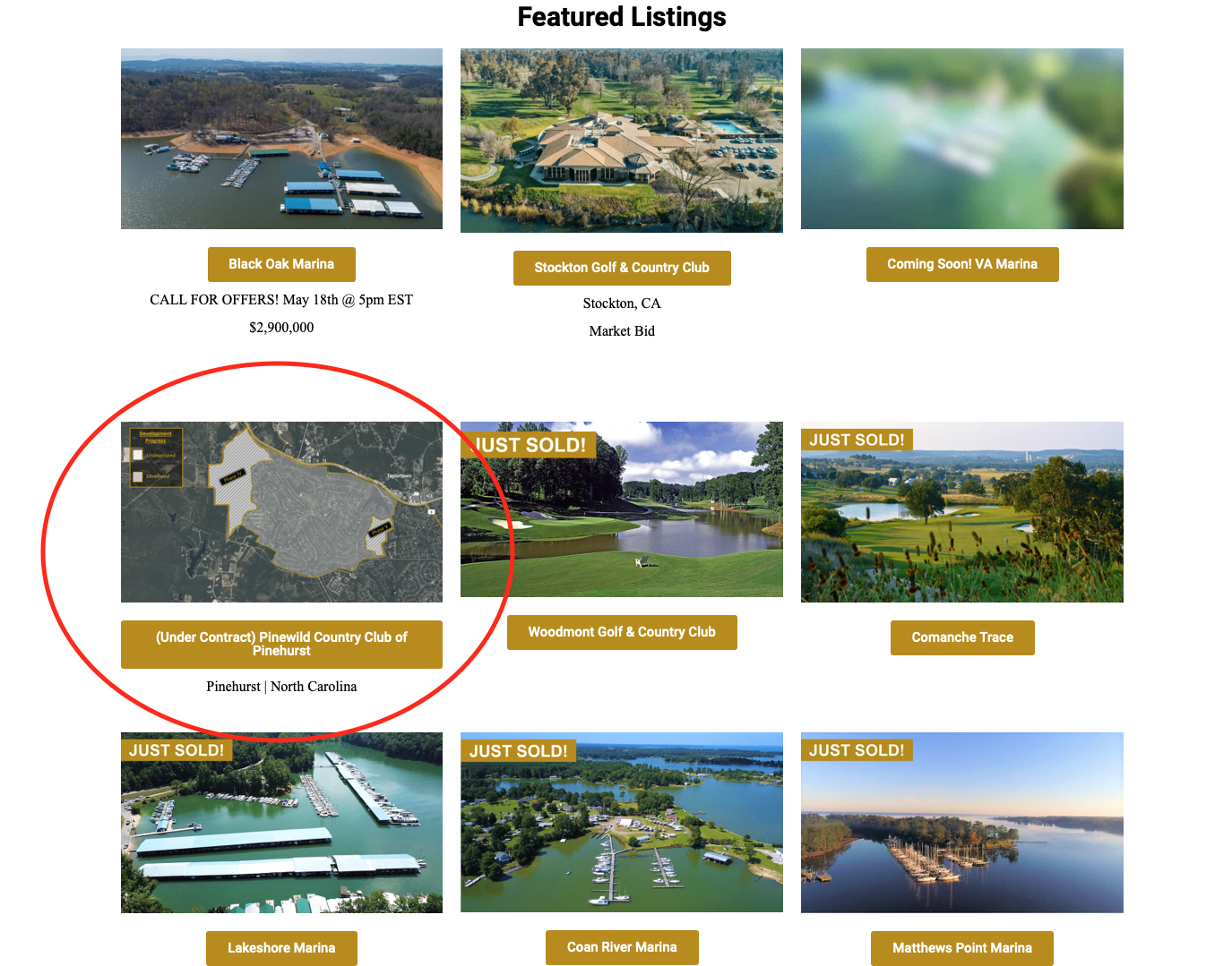 Pinewild Country Club Listed as "Under Contract" at $22 Million | News ...