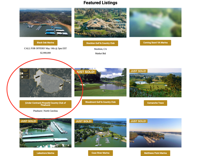 Pinewild Country Club Listed as "Under Contract" at $22 Million | News ...