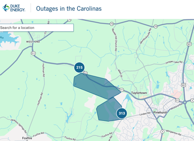 Power Outage Reported in West End | News | thepilot.com