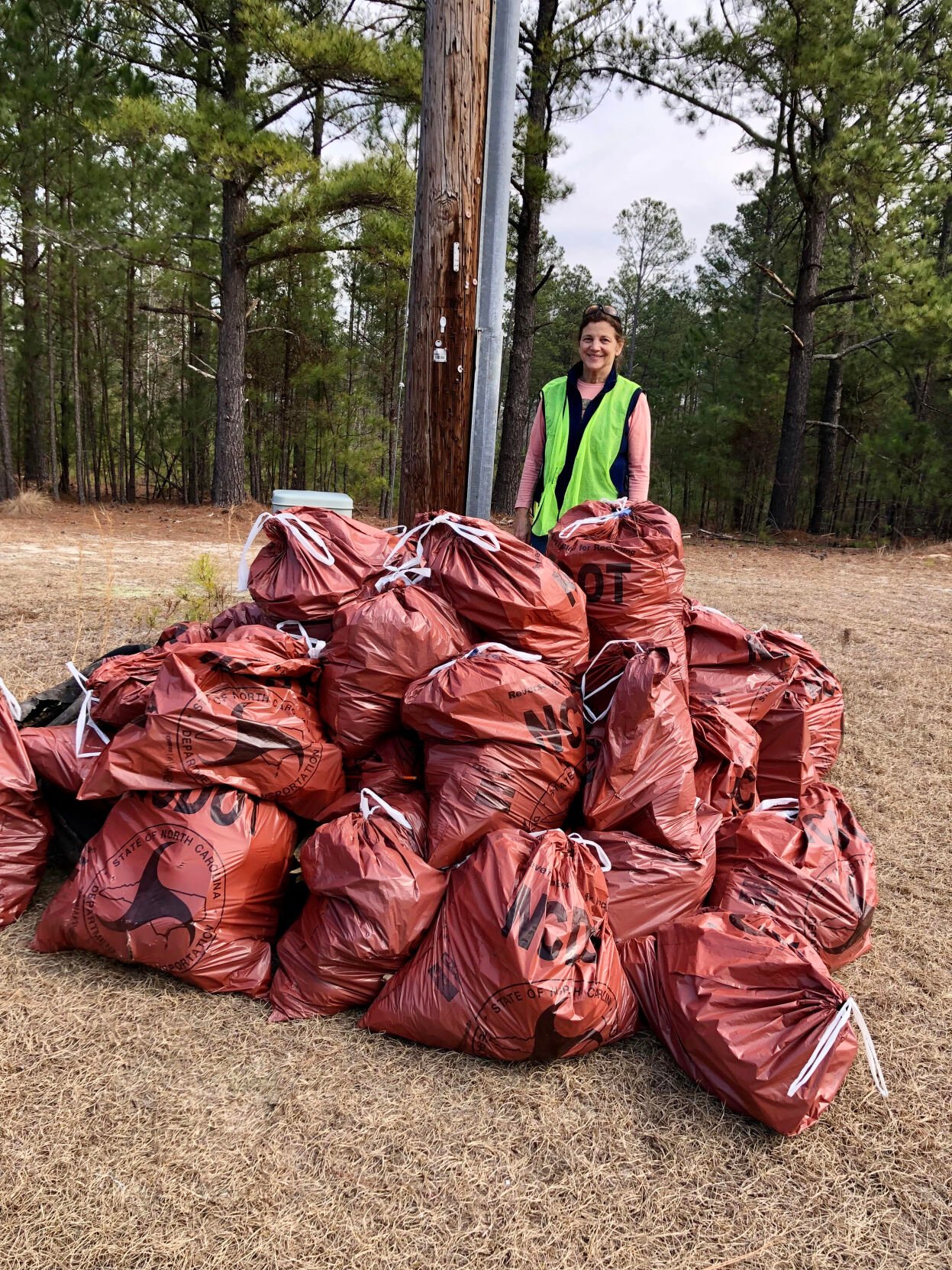Litter Sweep Nets 35 Bags of Roadside Garbage | Features | thepilot.com