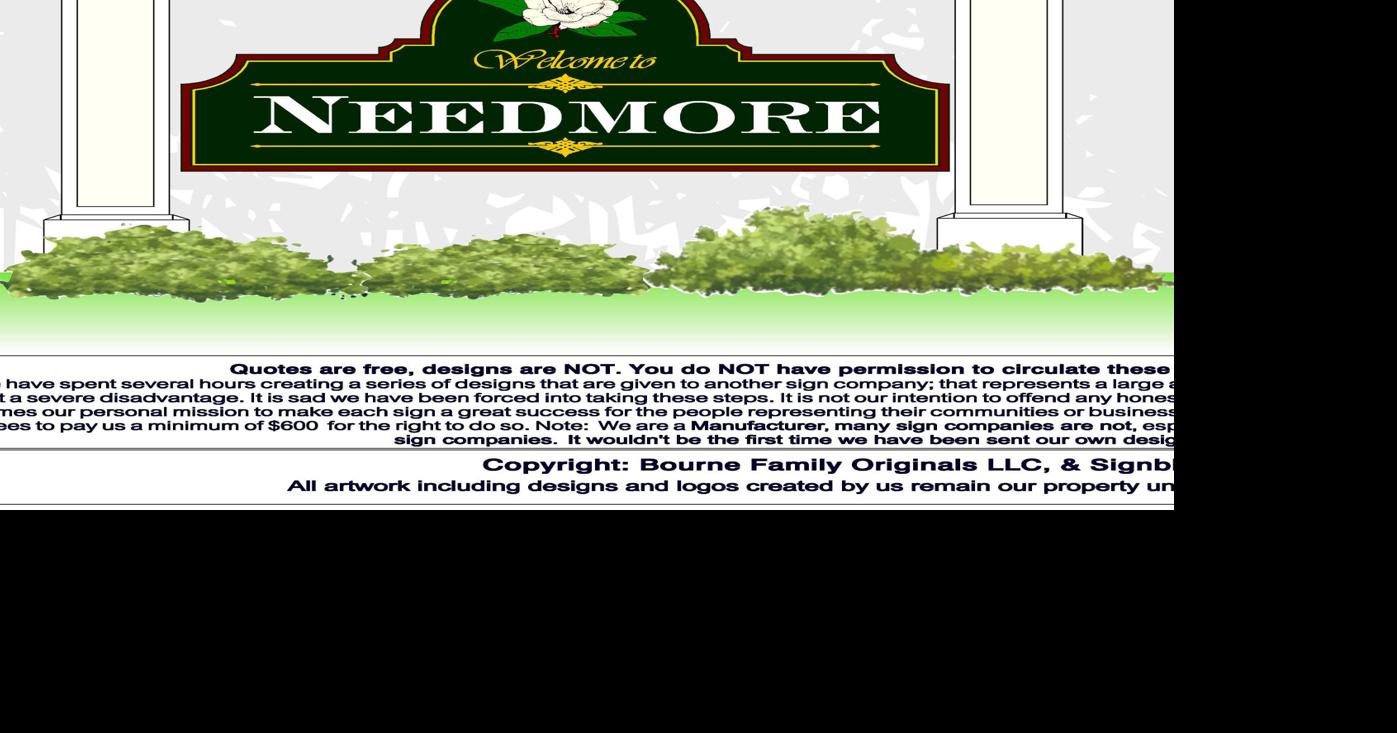 Needmore Community Sign Design Chosen | News | thepilot.com
