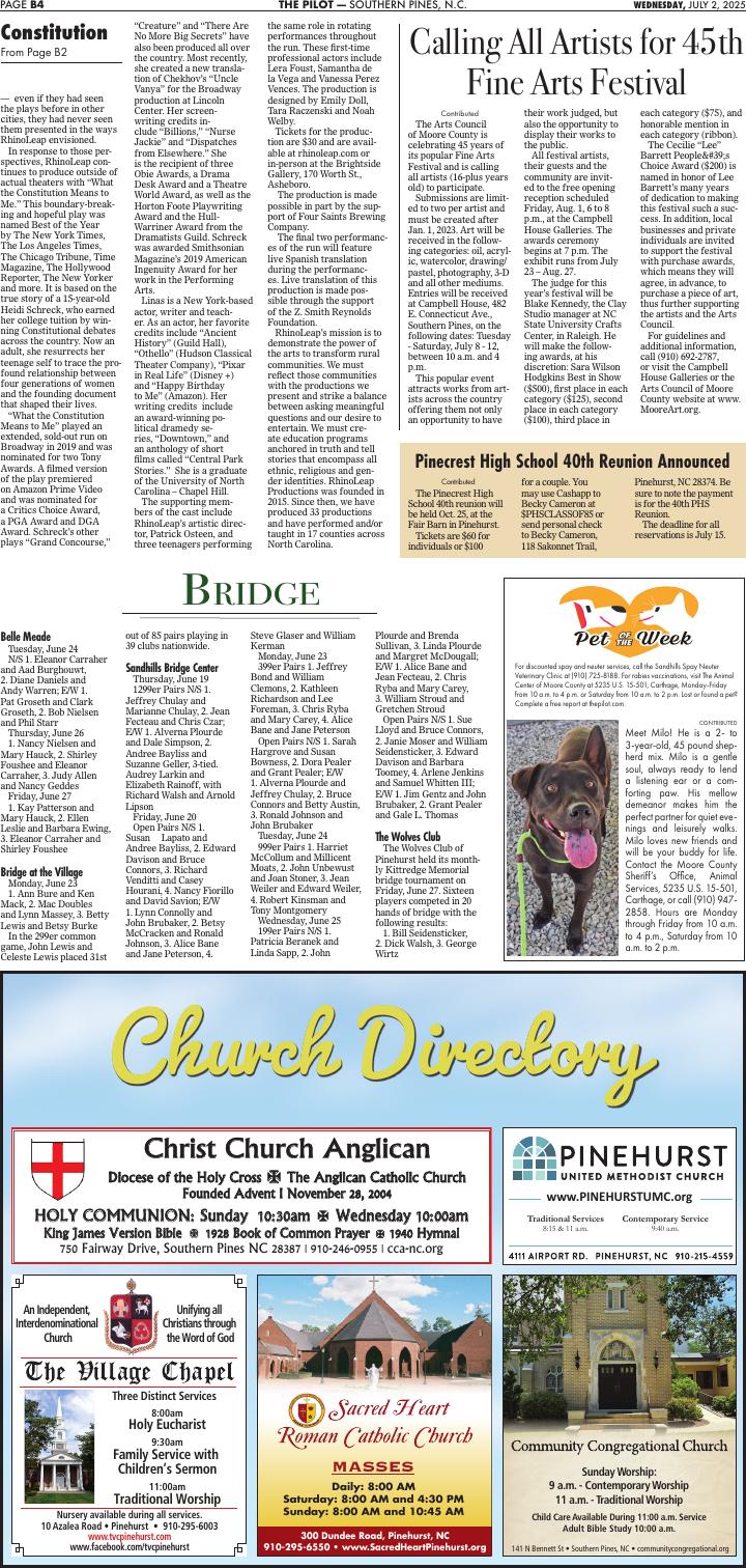 Page B4 | e-Edition | thepilot.com