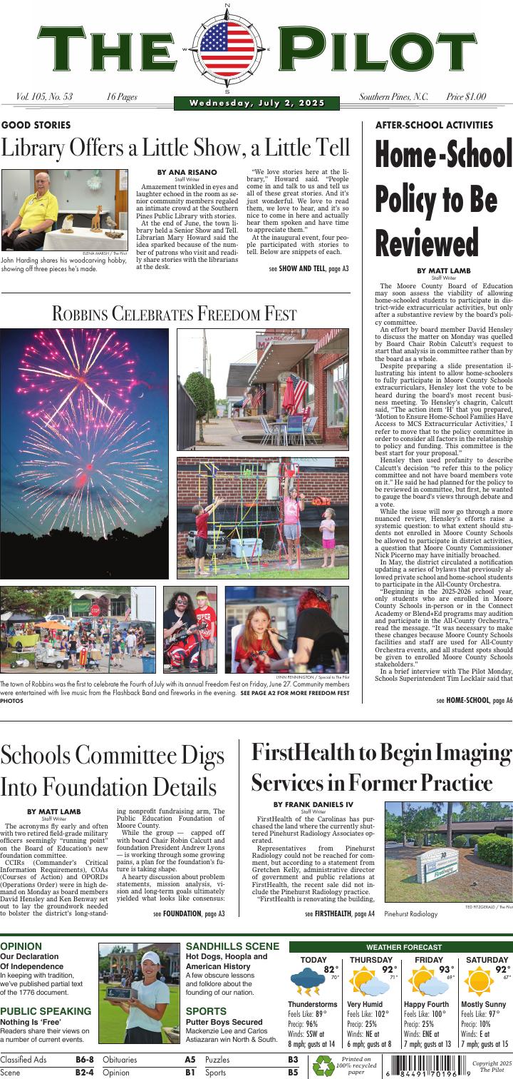 Page A1 | e-Edition | thepilot.com