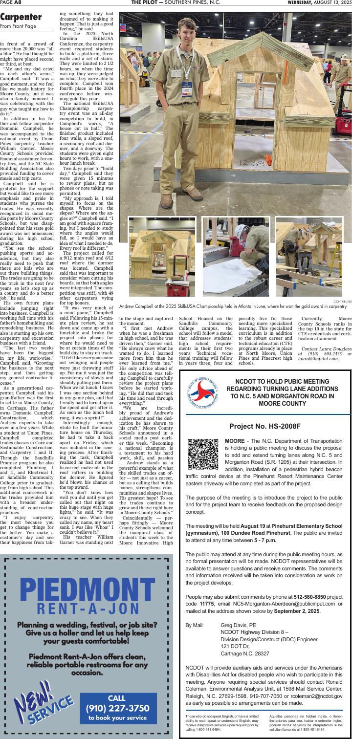 Page A8 | e-Edition | thepilot.com