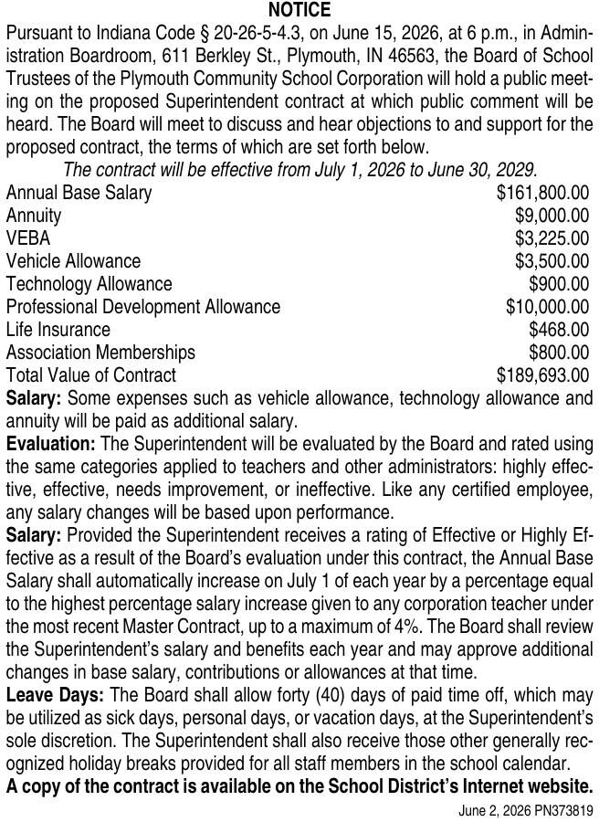 NOTICE | Legal Announcements | thepilotnews.com