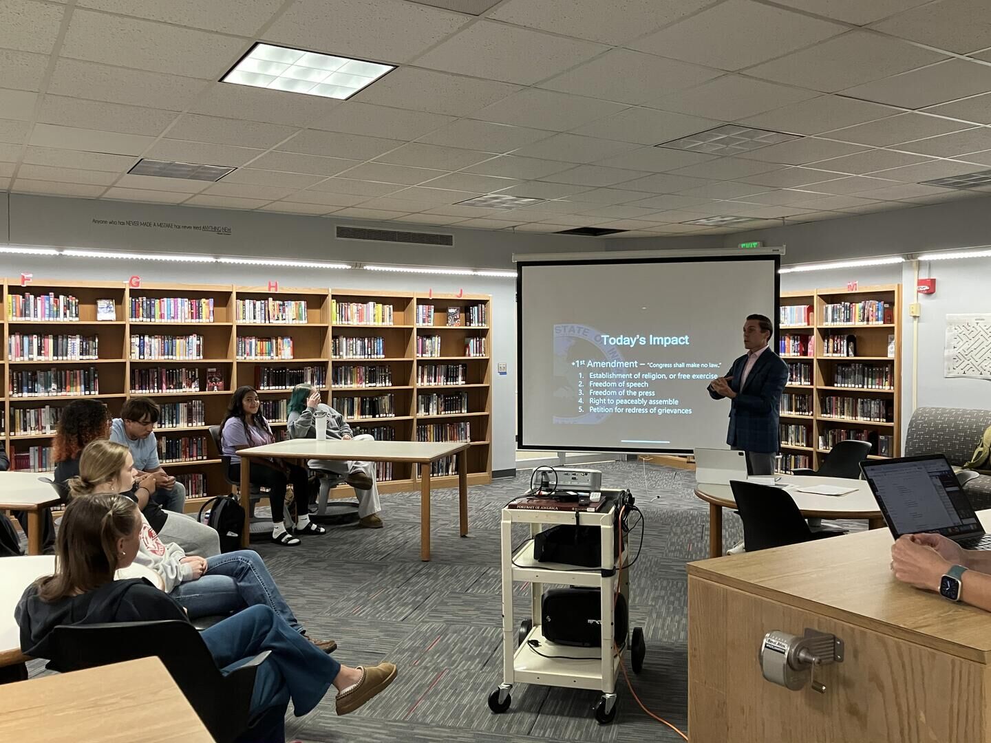 Judge Matthew Sarber visits PHS for Constitution Day | Multimedia ...