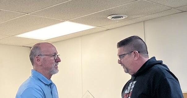 LaPaz Town Council congratulates Jerry Auer and Lorraine Dove on ...